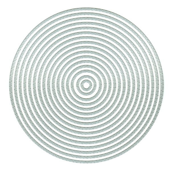 Presscut Nesting Stitch Dot Circles - Art of Craft