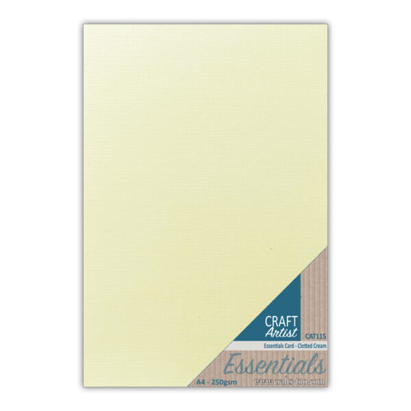 Craft Artist Essential Card Clotted Cream - Art of Craft