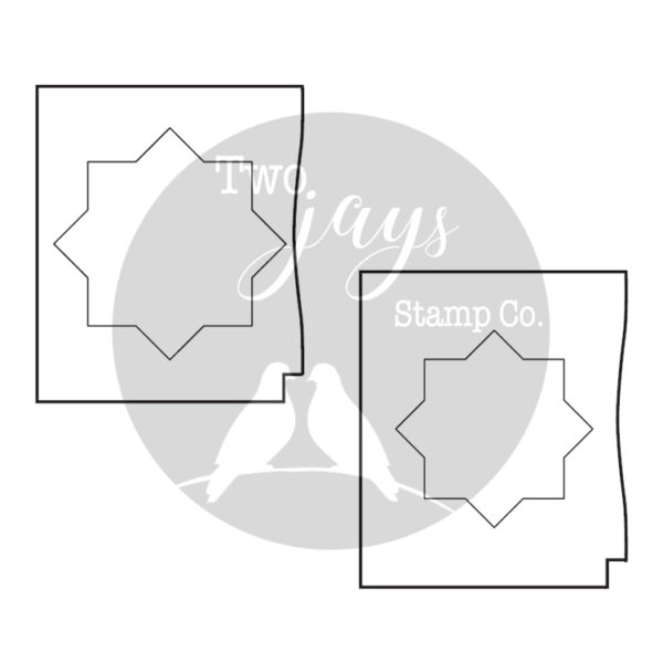 Two Jays Stamp Wreath Stencils - Art of Craft