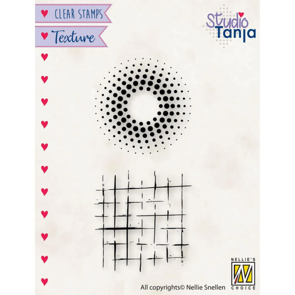 Texture Stamps Dots and Lines - Art of Craft