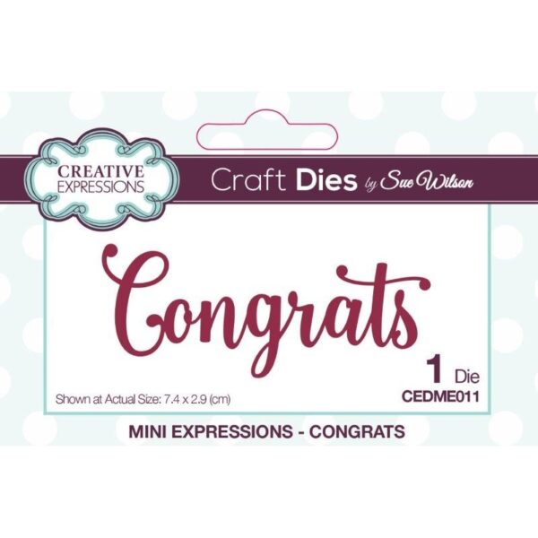 Mini Expressions Congrats - Art of Craft