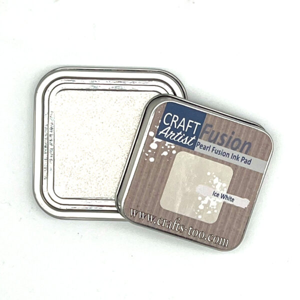 Craft Artist Pearl Fusion Ink Pad Ice White - Art of Craft