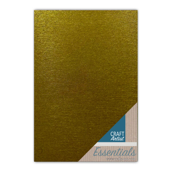 Craft Artist Waterfall Glitter Card A4 Gold - Art of Craft
