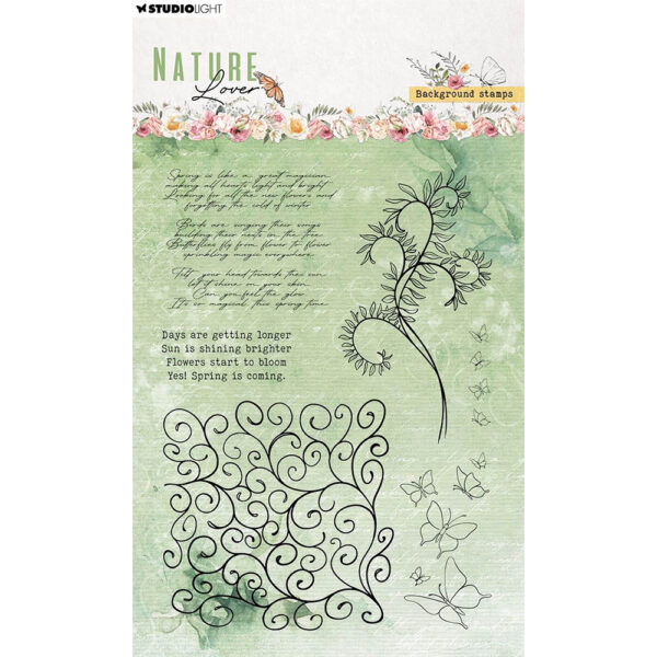 Nature Lover Clear Stamps Background - Art of Craft