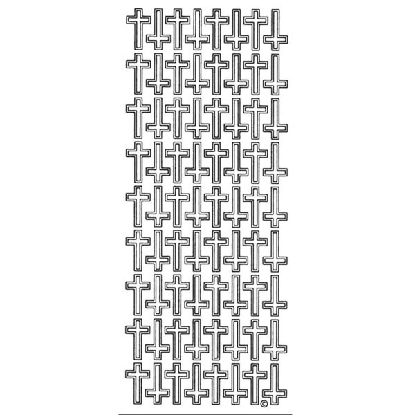 Starform Outline Sticker - Cross - Art of Craft