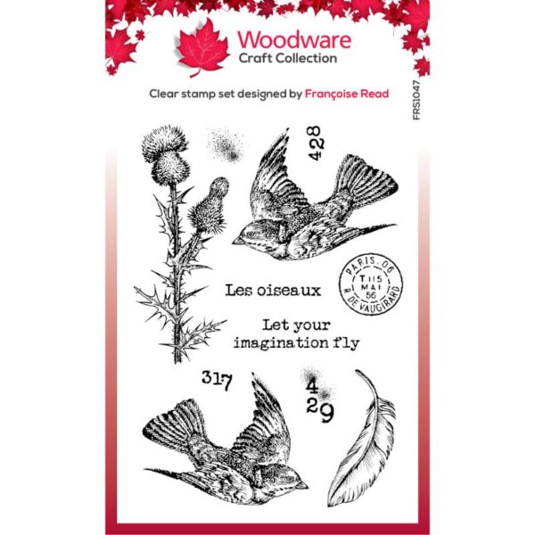 Flying Birds 4 in x 6 in Stamp Set - Art of Craft