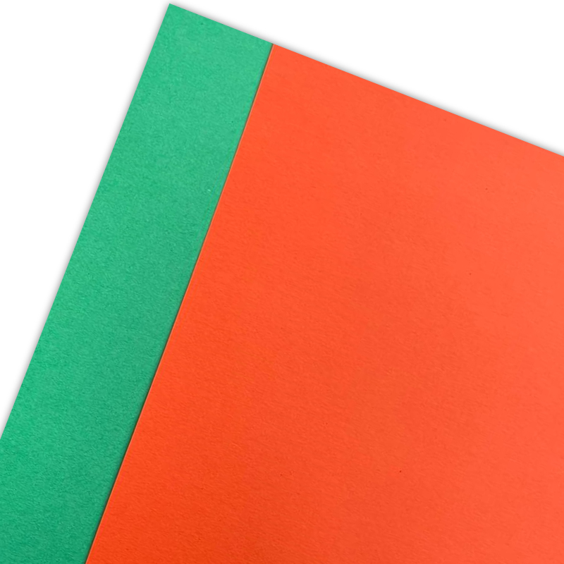 Double Sided Paper Orange & Green - Art of Craft