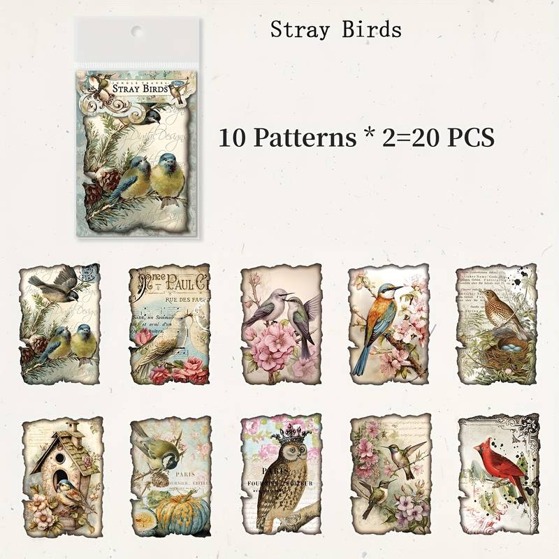 Decorative Background Papers - Stray Birds - Art of Craft