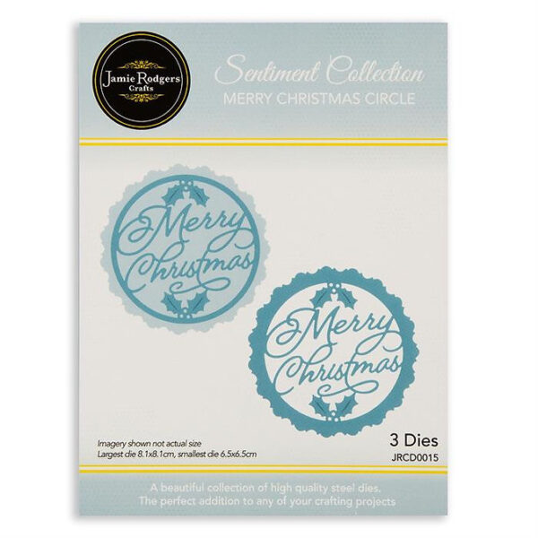 Jamie Rodgers Crafts Merry Christmas Circle - Art of Craft