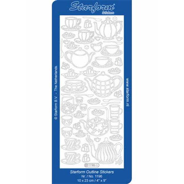 Starform Outline Sticker Tea Time - Art of Craft