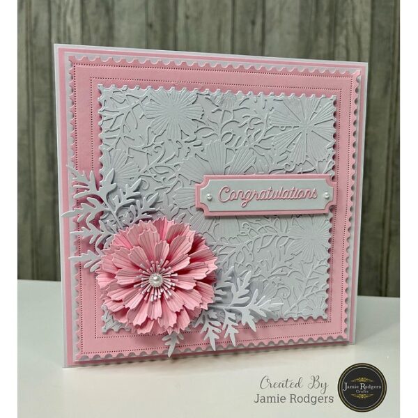 Jamie Rodgers Crafts Scallop Edge & Pierced Squares Dies - Art of Craft