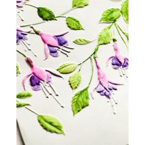 Memory Box - Fabulous Fuchsia 3D Embossing Folder and Dies - Art of Craft