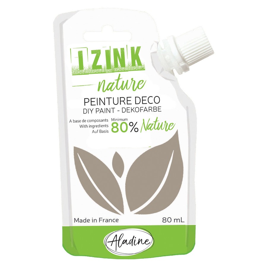 Izink Nature - Natural Deco Paint - Taupe (Mole) 80ml - Art of Craft