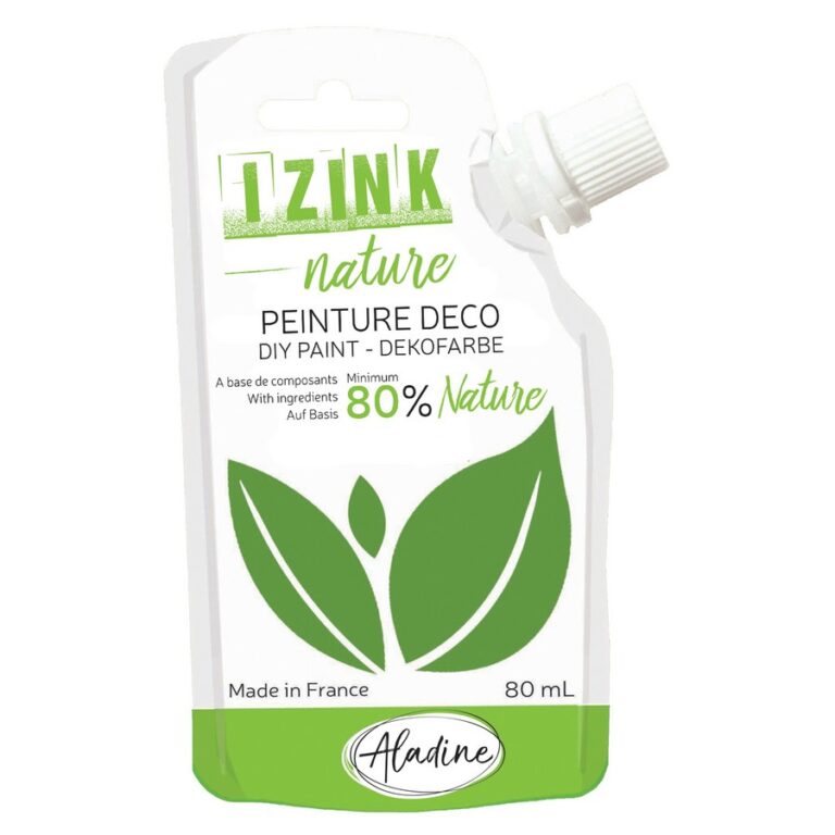 Izink Nature - Natural Deco Paint - Vert Jungle (Green Jungle) 80ml ...