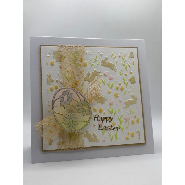 Nellie's Choice Background Rabbits & Tulips 3D Embossing Folder ...