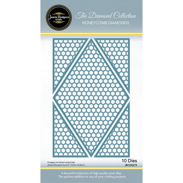 Jamie Rodgers Honeycomb Diamonds Die Set - Art of Craft